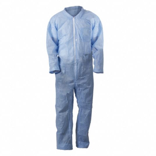 CONDOR, Open Ankle, Blue, Coveralls - 31TU84|31TU84 - Grainger