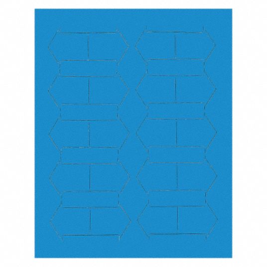 MAGNA VISUAL, Flex Magnet Material, 1/16 in Overall Ht, Magnetic Arrows ...