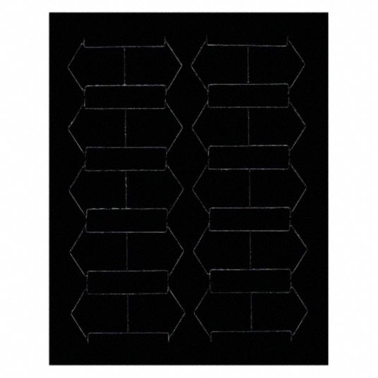 MAGNA VISUAL, Flex Magnet Material, 1/16 in Overall Ht, Magnetic Arrows ...