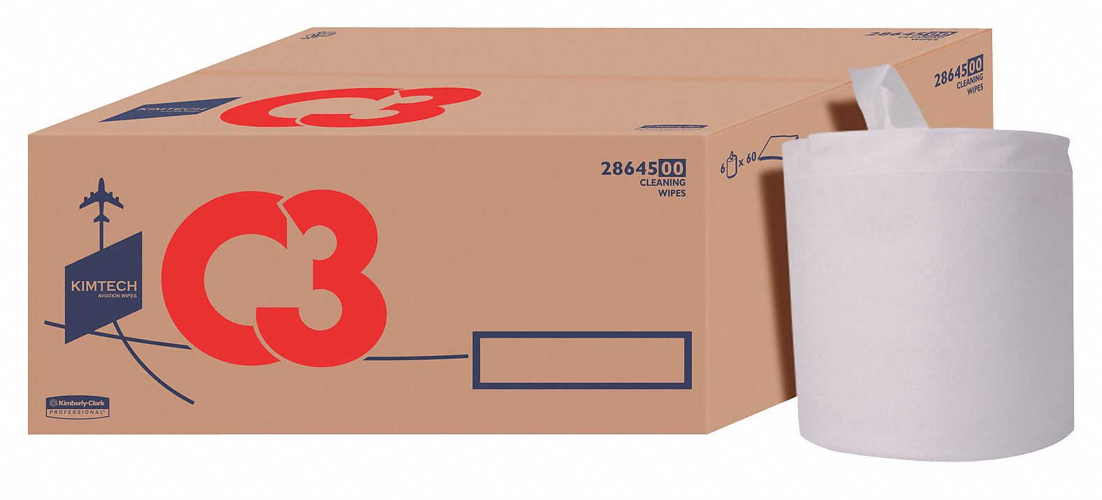 KIMTECH, Centerpull Roll, Kimtech Prep, Dry Wipe Roll - 31TW63|28645 ...