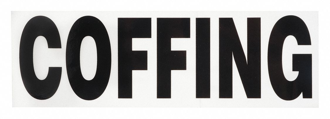 COFFING, 677J2, Coffing Decal - 31UC44|677J2 - Grainger