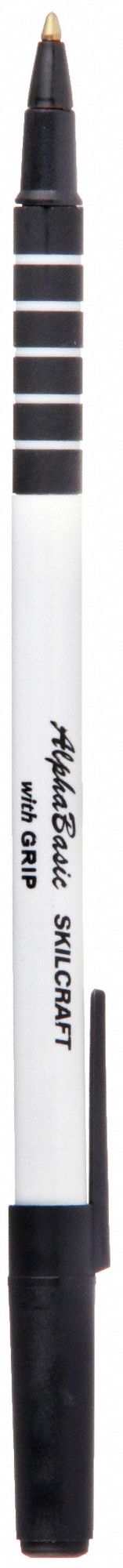 ABILITY ONE, SKILCRAFT® AlphaBasic, Black, Pen Set - 31UD91|7520-01-557 ...