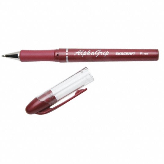 ABILITY ONE, SKILCRAFT® AlphaGrip, Red, Pen Set - 31UD97|7520-01-424 ...