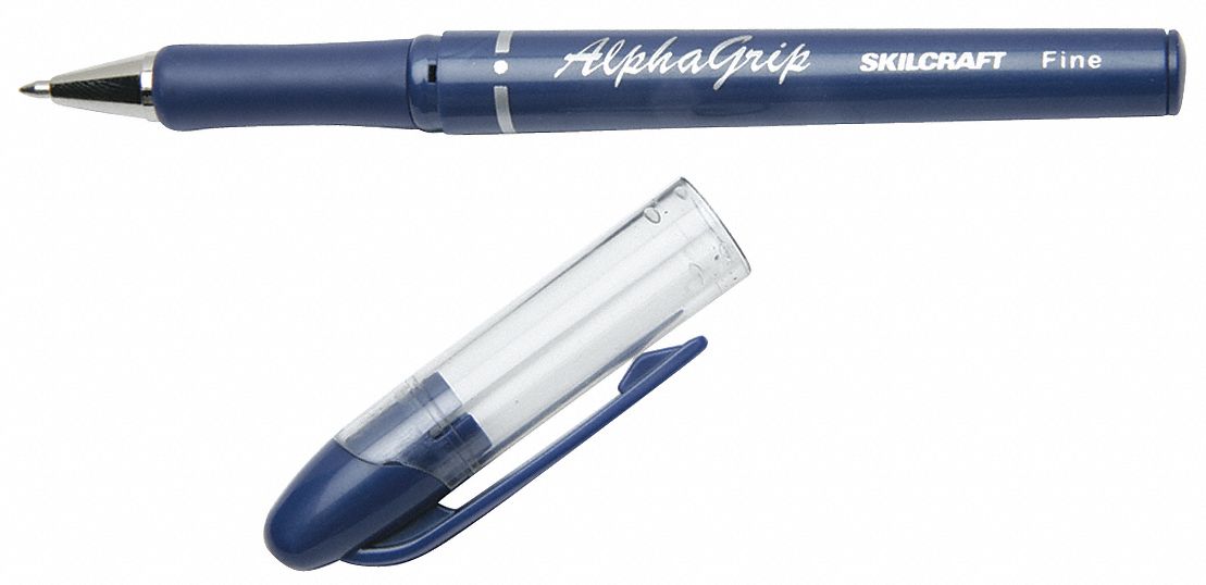 ABILITY ONE, SKILCRAFT® AlphaGrip, Blue, Pen Set - 31UD98|7520-01-424 ...