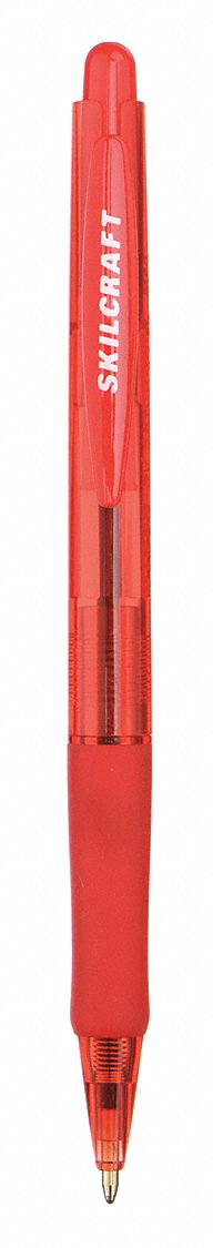 ABILITY ONE, SKILCRAFT® Vista, Red, Pen Set - 31UE93|7520-01-484-5271 ...