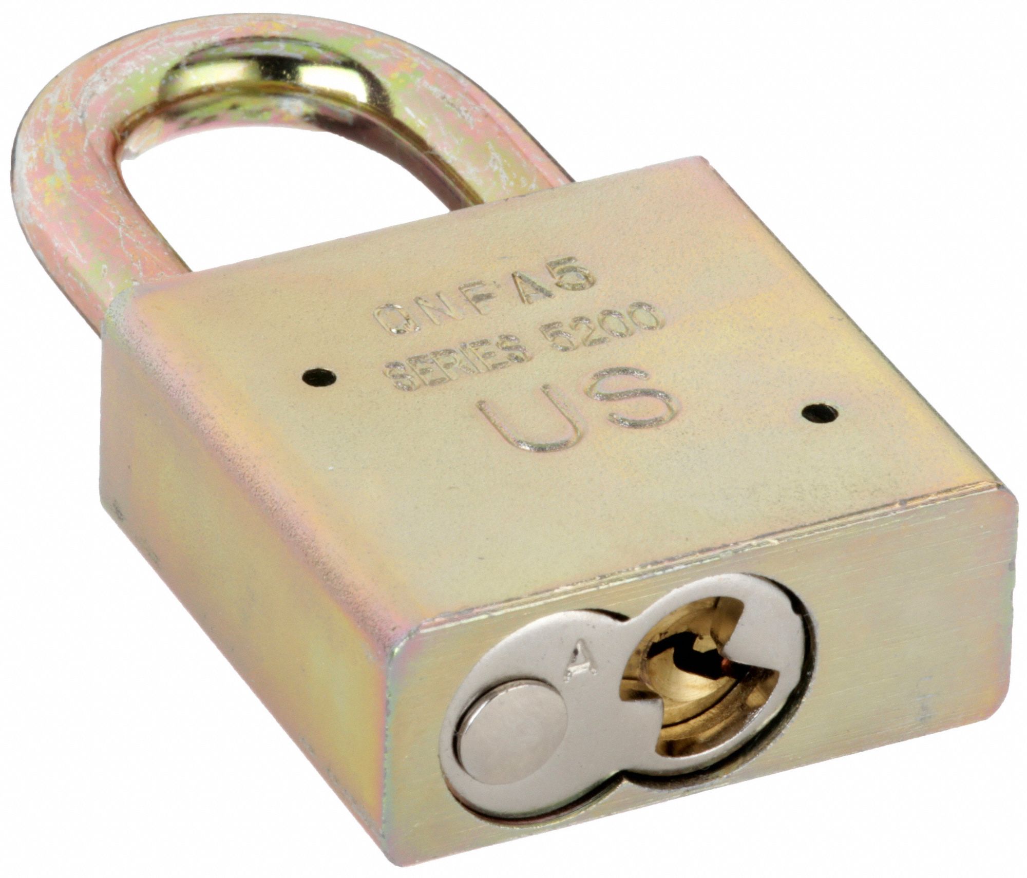 ABILITY ONE Padlock: 5/16 in Shackle Dia, 1 in x 2 in x 3/4 in, 5 Pins ...