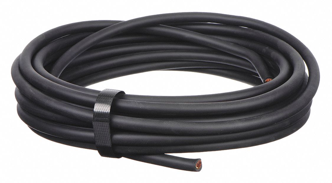 RADNOR, 2 AWG Conductor Size, Black, Welding Cable - 31UR75|RAD64003503 ...