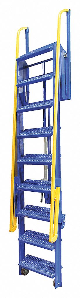 VESTIL LADDER MEZZANINE FOLDING 9-STEP VESLAD-FM9 LAD-FM9 Grainger ...