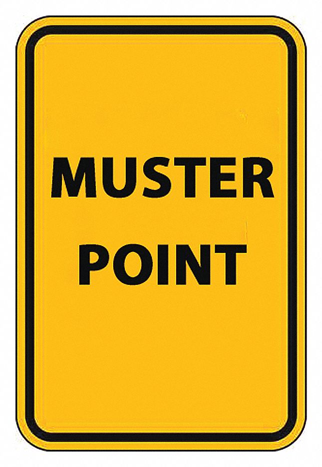 Muster Point Signage