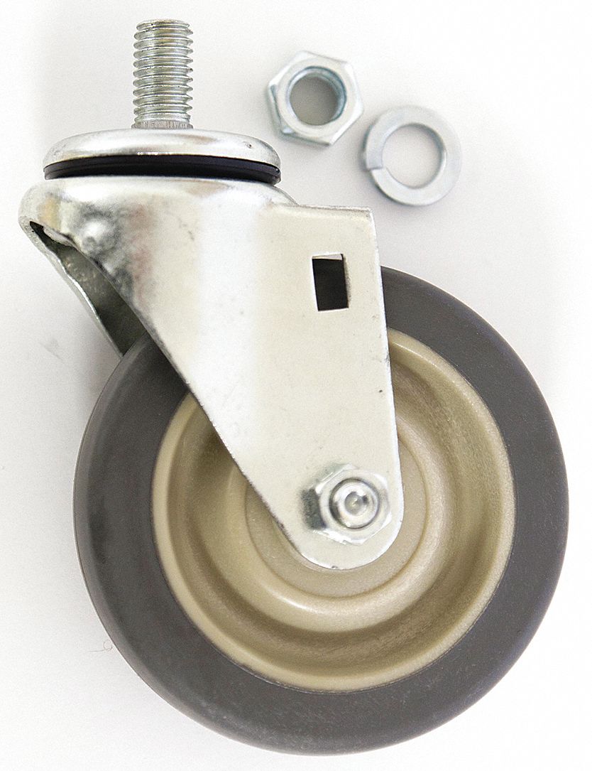 COTTERMAN, For Rolling Ladders, Swivel, Ladder Caster Kit - 31VF96 ...