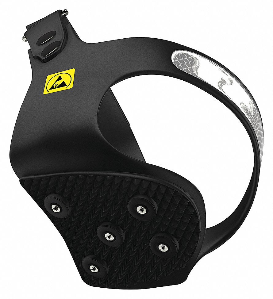 K1 SERIES UNISEX TRACTION AIDS, XL, RUBBER/STEEL STUDS, BLACK, STRAP-ON ...