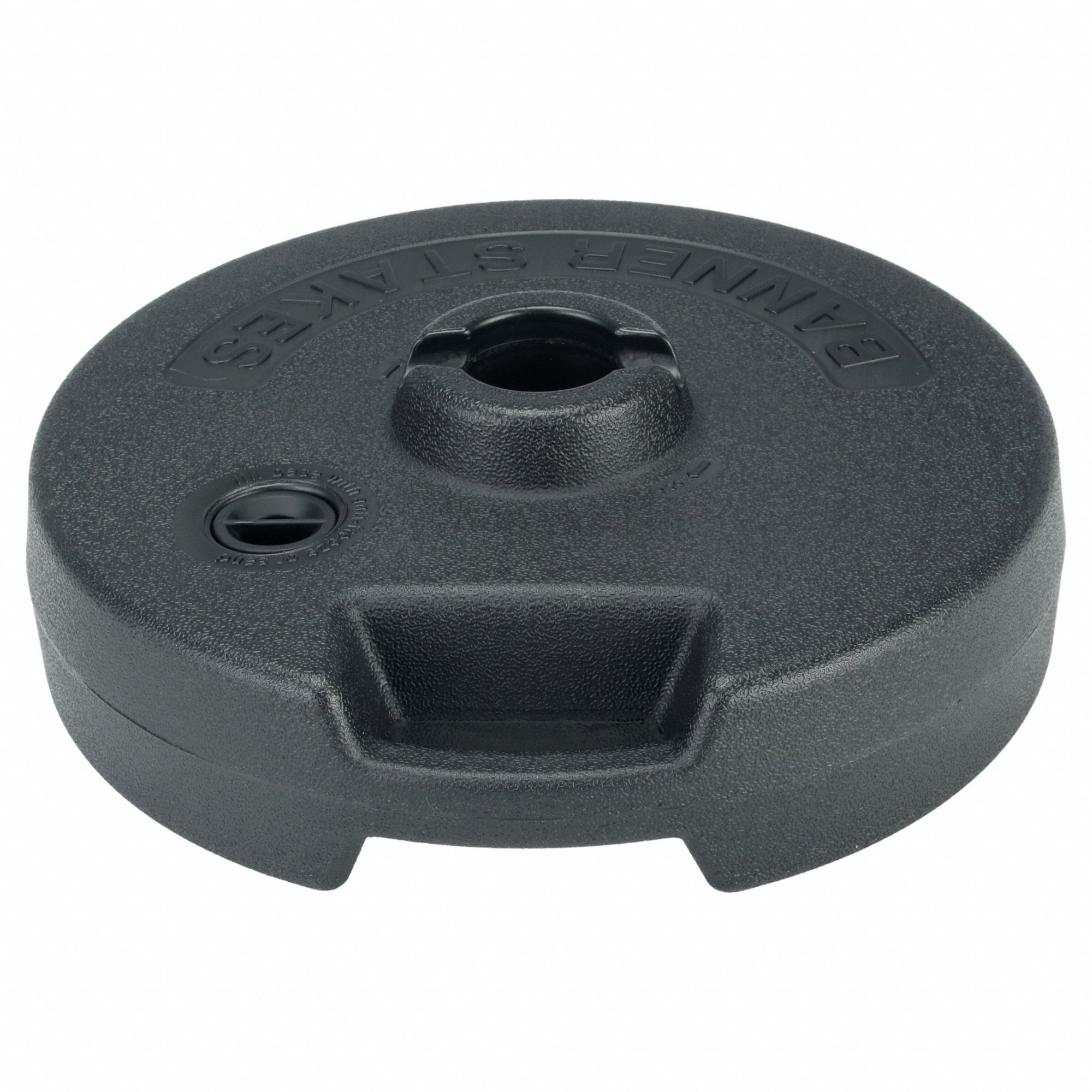 BANNER STAKES, Black, 3 in Overall Ht, Plastic Banner Base - 31XF95 ...