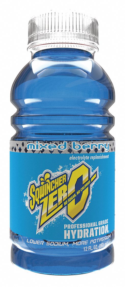 SQWINCHER, Mixed Berry, 2 fl oz Container Size, Sports Drink - 31XH81 ...