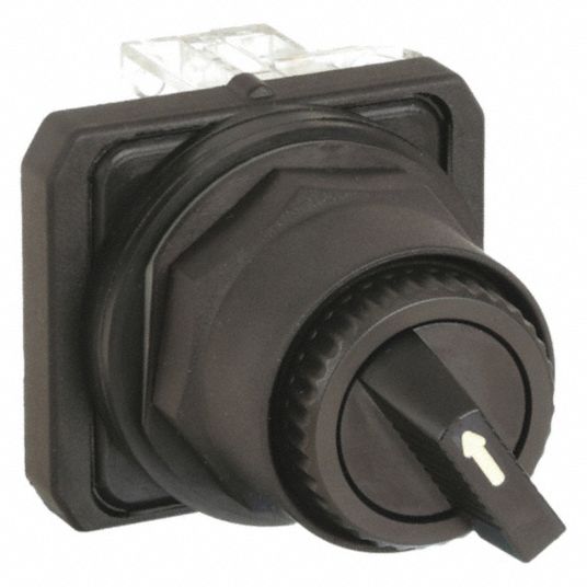DAYTON, 30 mm Panel Mounting Size, 2 Positions, Selector Switch ...