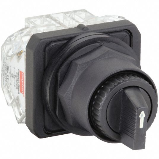 DAYTON, 30 mm Panel Mounting Size, 2 Positions, Selector Switch ...