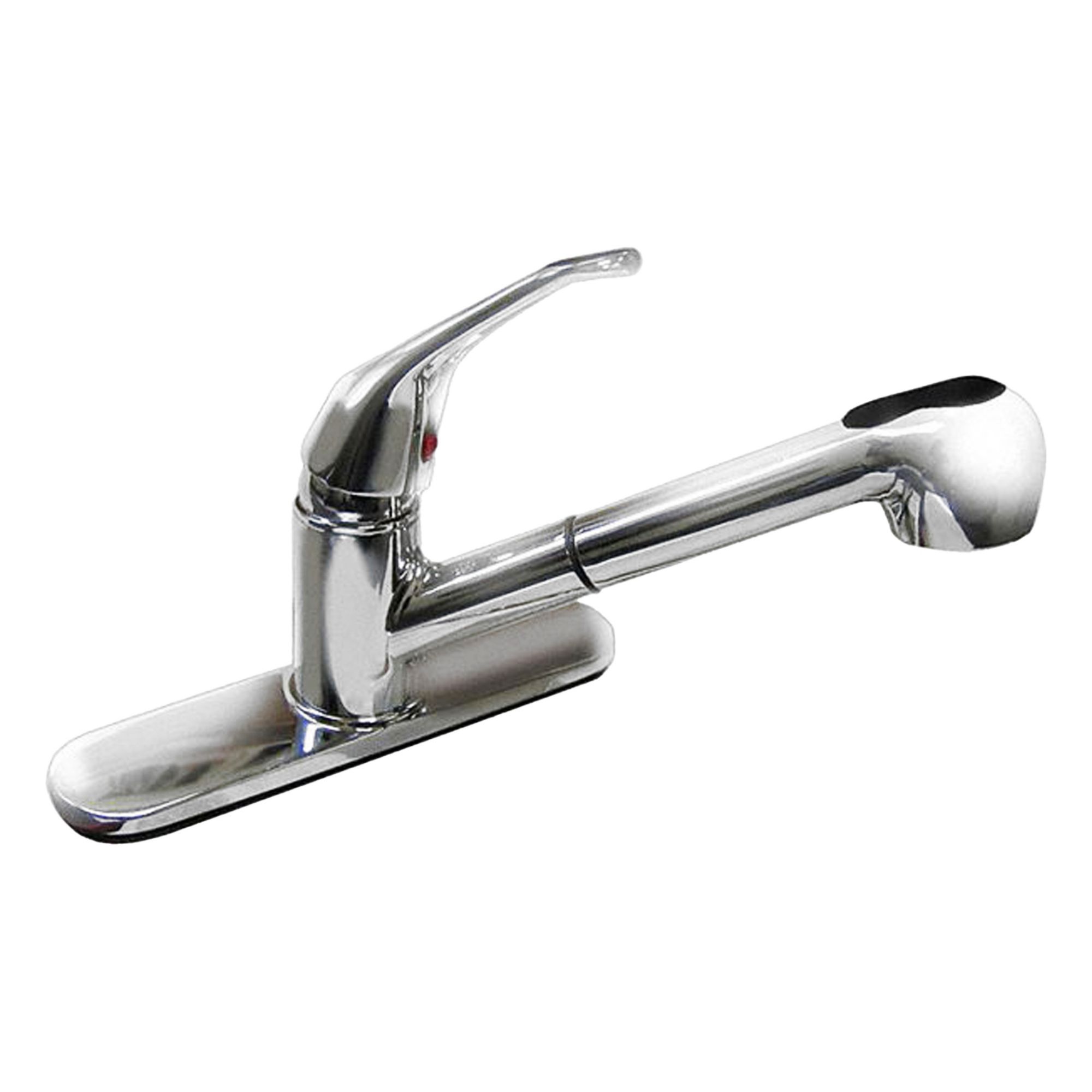 DOMINION FAUCETS, Silver, Cast Brass, Straight Kitchen Faucet - 31XJ44 ...