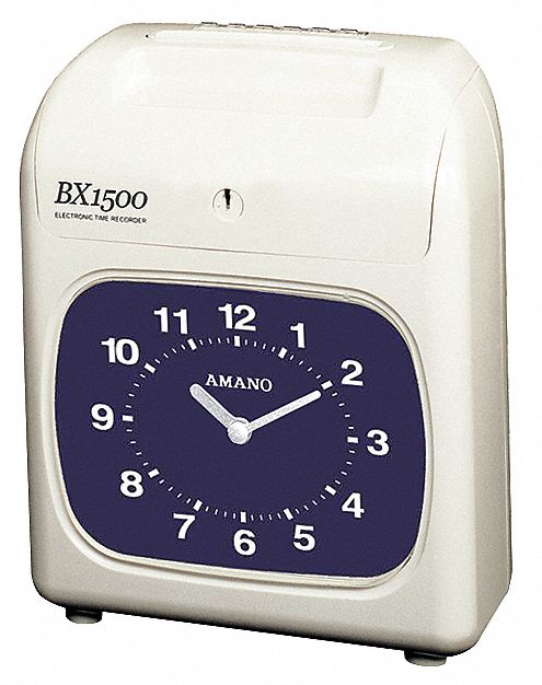 AMANO, Punch Clock Type, Digital, Time Clock - 31XK22|BX-1500 - Grainger