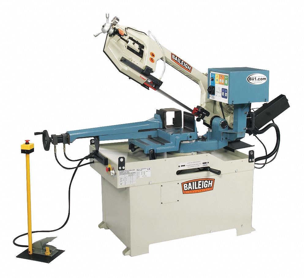 BAILEIGH INDUSTRIAL 2 HP Horizontal Band Saw, Voltage: 220, Max. Blade ...