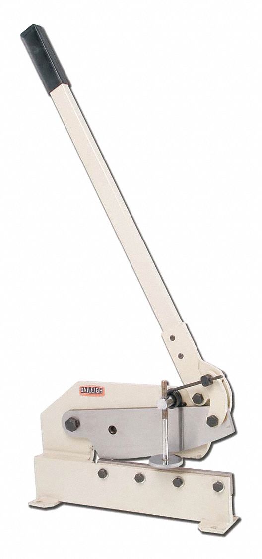 BAILEIGH INDUSTRIAL, 6 ga Capacity (Steel), 12 in Shearing Lg ...