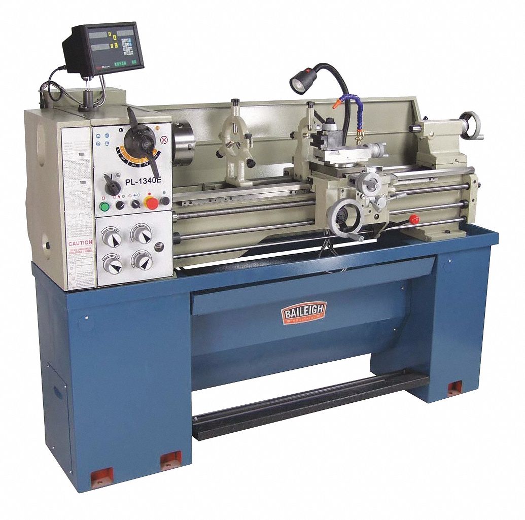 Lathe, Distance Between Centers 36 in, Voltage 220, 1-1/2, Min. Spindle ...