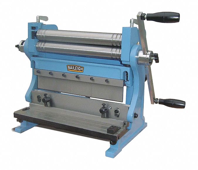 BAILEIGH INDUSTRIAL, Bender/Roller/Shear, 20 ga Brake Capacity (Steel ...