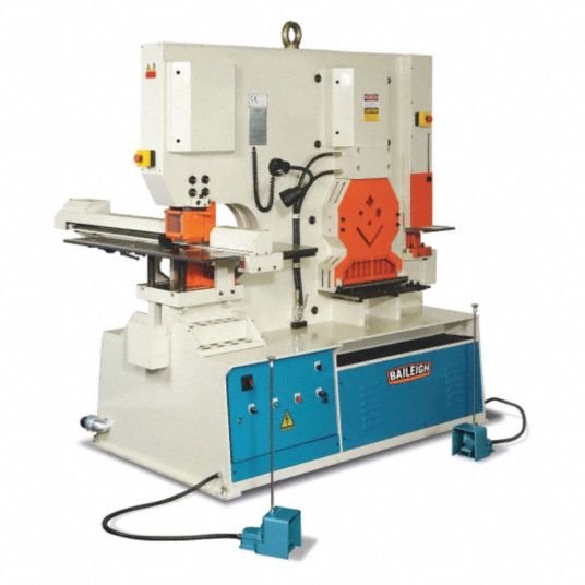 BAILEIGH INDUSTRIAL, 230V AC /Three-Phase, 3 Stations, Ironworker ...