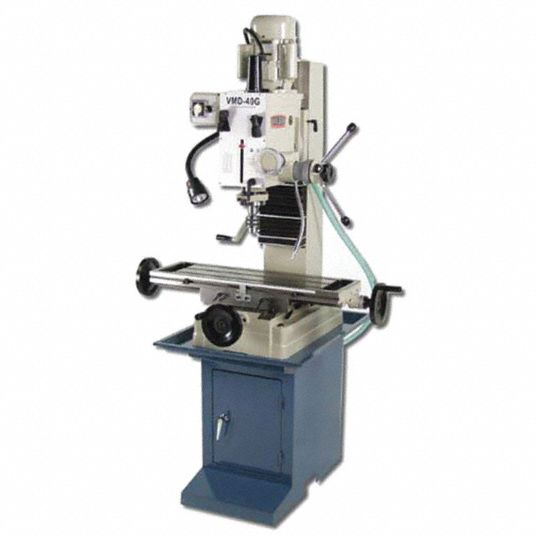 Mill/Drill Machine, Phase 1, Swing 17 1/2 in - Grainger