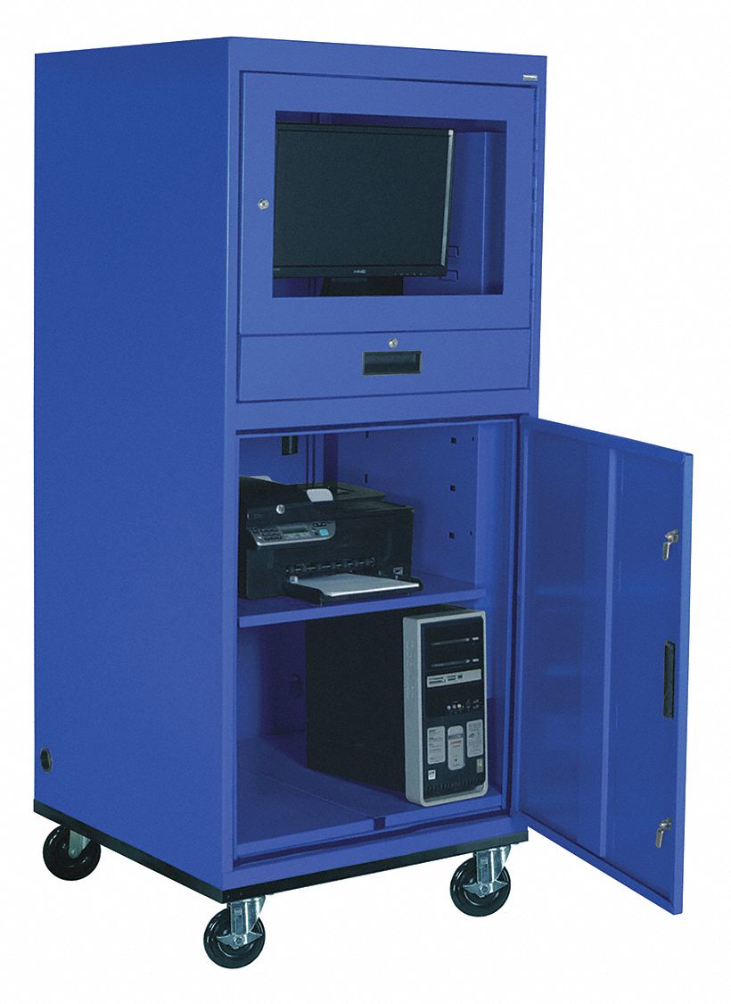 Mobile Computer Cabinet - Grainger