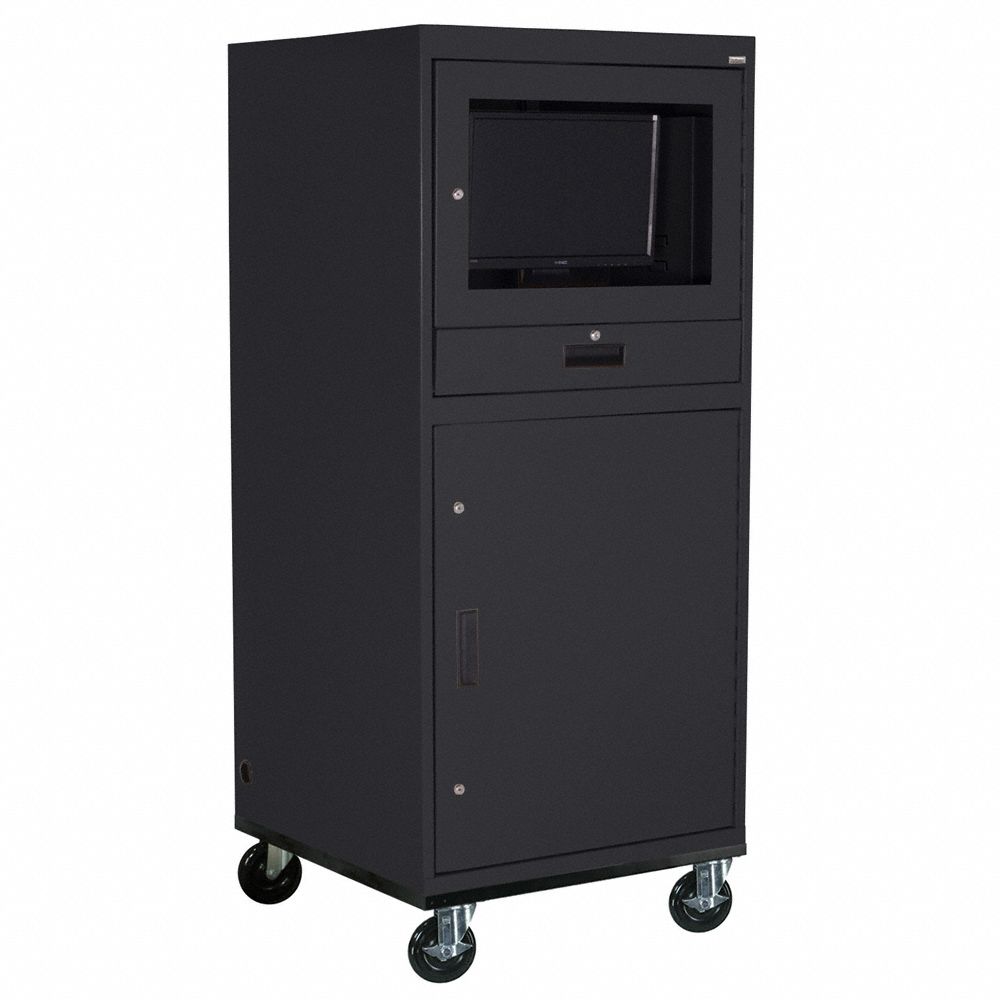 SANDUSKY Mobile Computer Cabinet - 31XX02|16CC303064-09 - Grainger