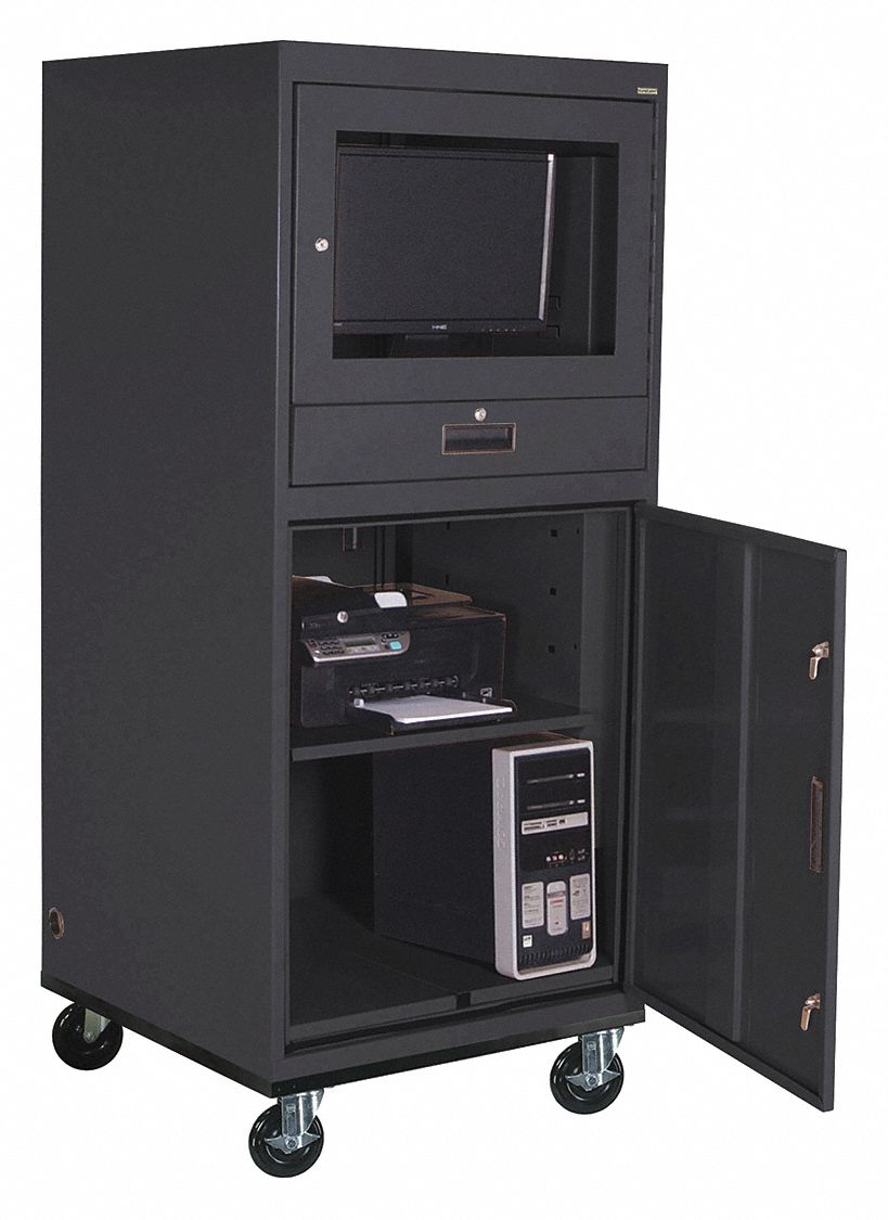 Mobile Computer Cabinet - Grainger