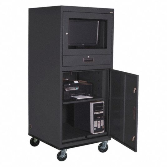 Mobile Computer Cabinet - Grainger