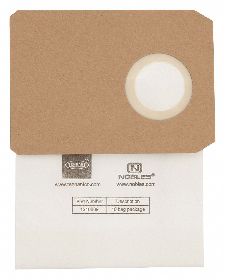 Nobles Paper Filter Dust Bag Pk10 1210869 for sale online | eBay