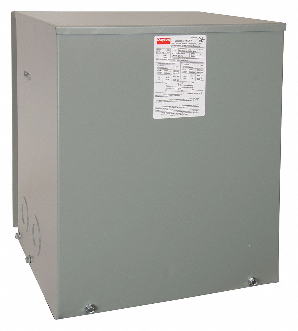 Single Phase Transformer, 120V AC, 240V AC Output, 240 V AC, 480 V AC ...