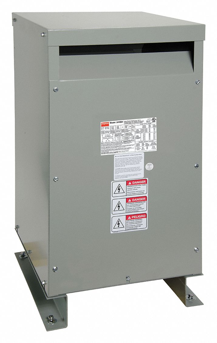 Single Phase Energy Efficient Transformer, 120 V AC, 240 V AC Output ...