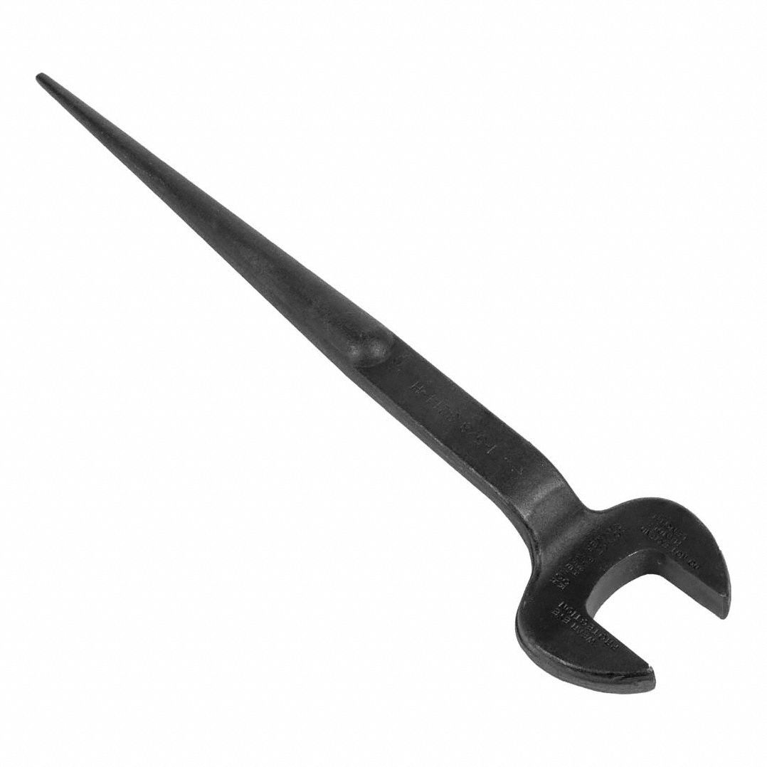 KLEIN TOOLS, Alloy Steel, Black Oxide, Spud Wrench - 806FC5|3214 - Grainger