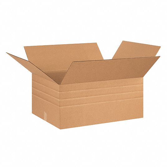 Box,Corrugated,MD,26x20x12",PK10, PK 10 - Grainger