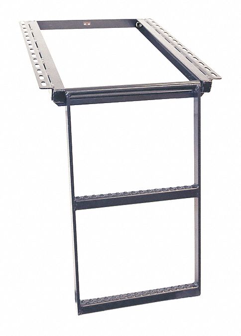 Truck Step,Retractable,SS,2-Rung - Grainger