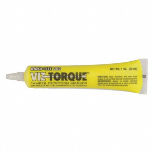 VIBRA-TITE, 20 to 30 seconds Dry Time, Yellow, Torque Marking Paste ...