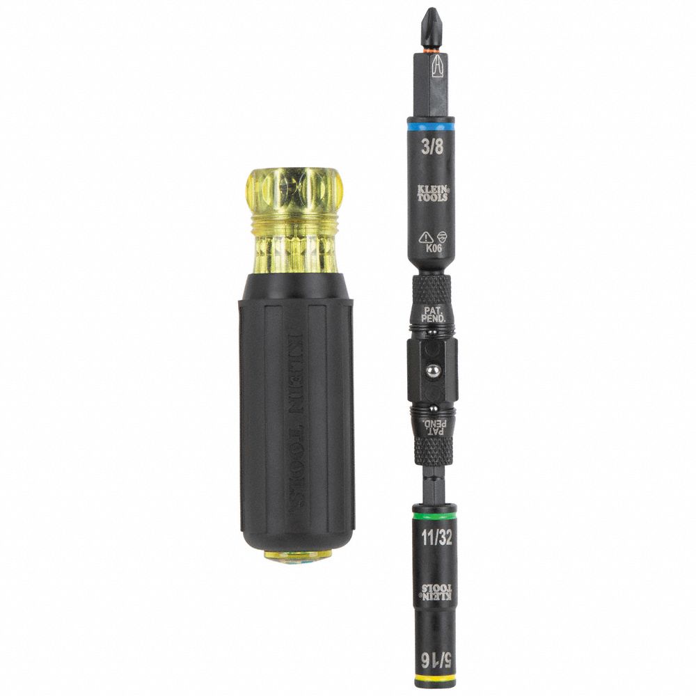 KLEIN TOOLS, Nut Driver/Phillips/Slotted Tip, 10 in Overall Lg - 866VM5 ...