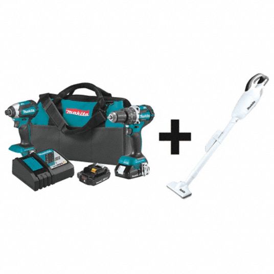 MAKITA, 18 V Volt, 3 Tools, Cordless Combination Kit - 327ER4|XT269R ...