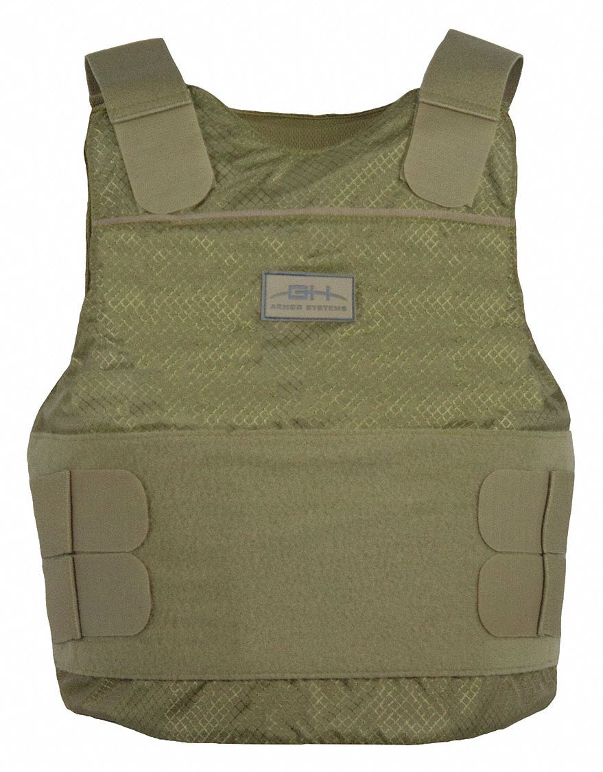 GH ARMOR SYSTEMS, Tan, Unisex, Body Armor Vest - 327NZ6|GH-LPC-N-T ...