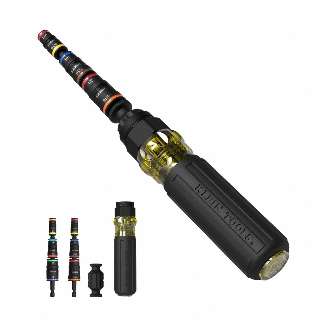 KLEIN TOOLS, Socket Tip, 17 Tips, Multi-Bit Screwdriver - 402HV8 ...
