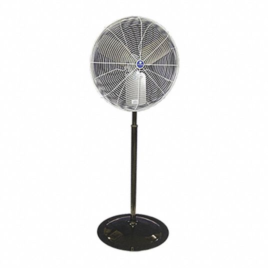 OSHA Pedestal Fan, White 30" - Grainger