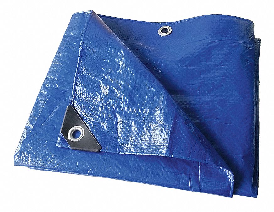 GRAINGER APPROVED TARP POLYETHYLENE BLUE 30X50 FT - Tarps - GGM22JC32 ...