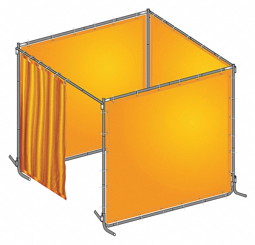 WESTWARD WELD BOOTH KIT PVC 6 WX6 FT. H YW - WSW22RP06 | 22RP06 ...