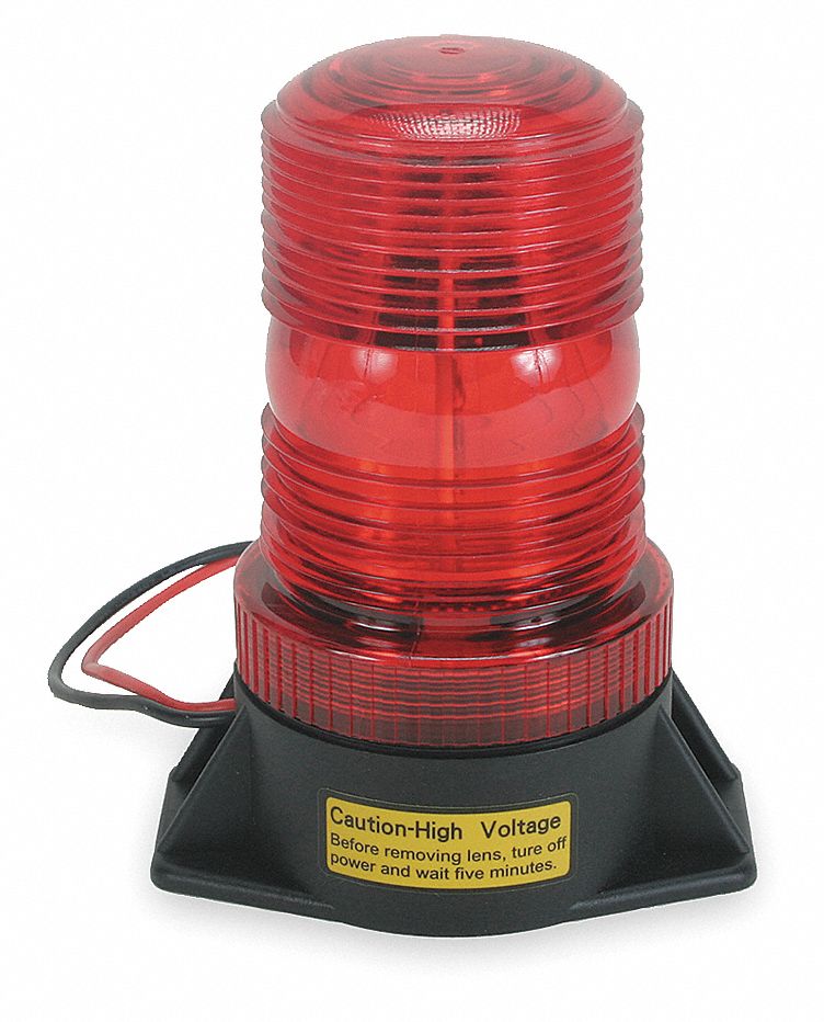 GRAINGER APPROVED WARNING LIGHT STROBE RED 12-80VDC - GGG2ERP8 | 2ERP8 ...