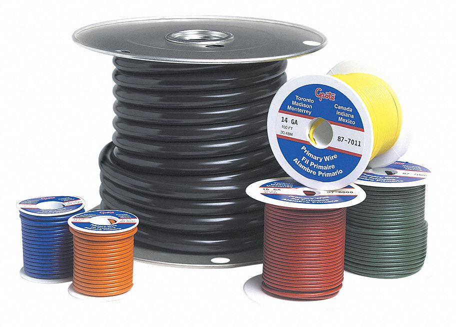 GROTE PRIMARY WIRE 20 GAUGE WHT 100 FT - Battery Accessories - GRO87 ...