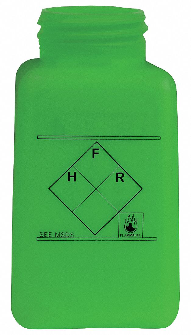 HDPE, 6 fl oz Capacity - oz, Graduated ESD Bottle - 32EZ06|35241 - Grainger