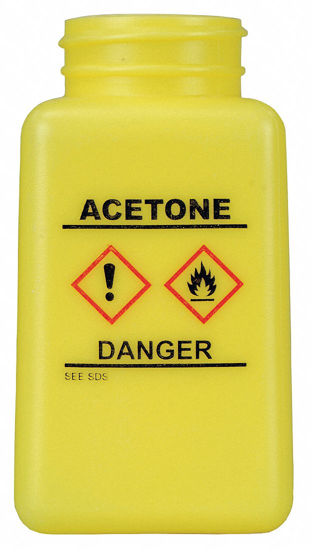 MENDA Graduated Acetone ESD Bottle: 6 oz Labware Capacity - English ...
