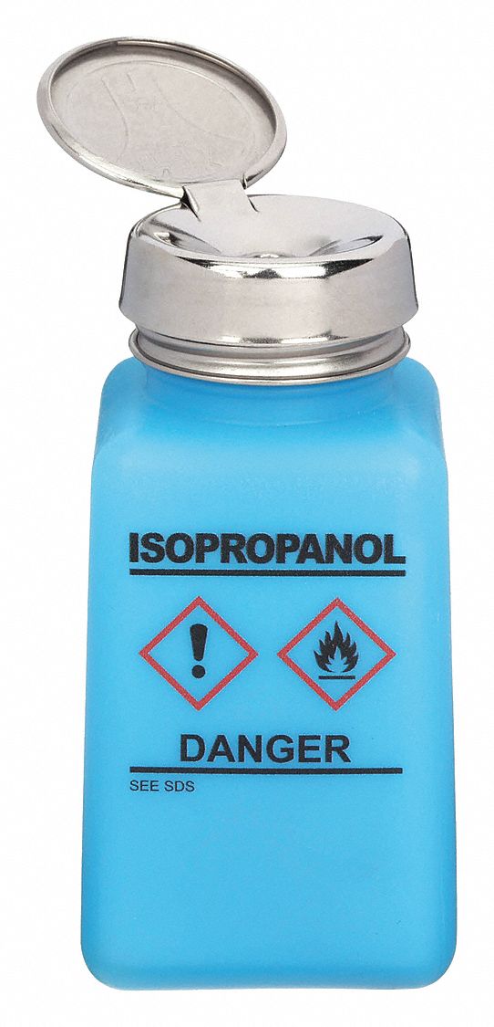 HDPE, 6 fl oz Capacity - oz, Graduated IPA Dispensing ESD Bottle ...